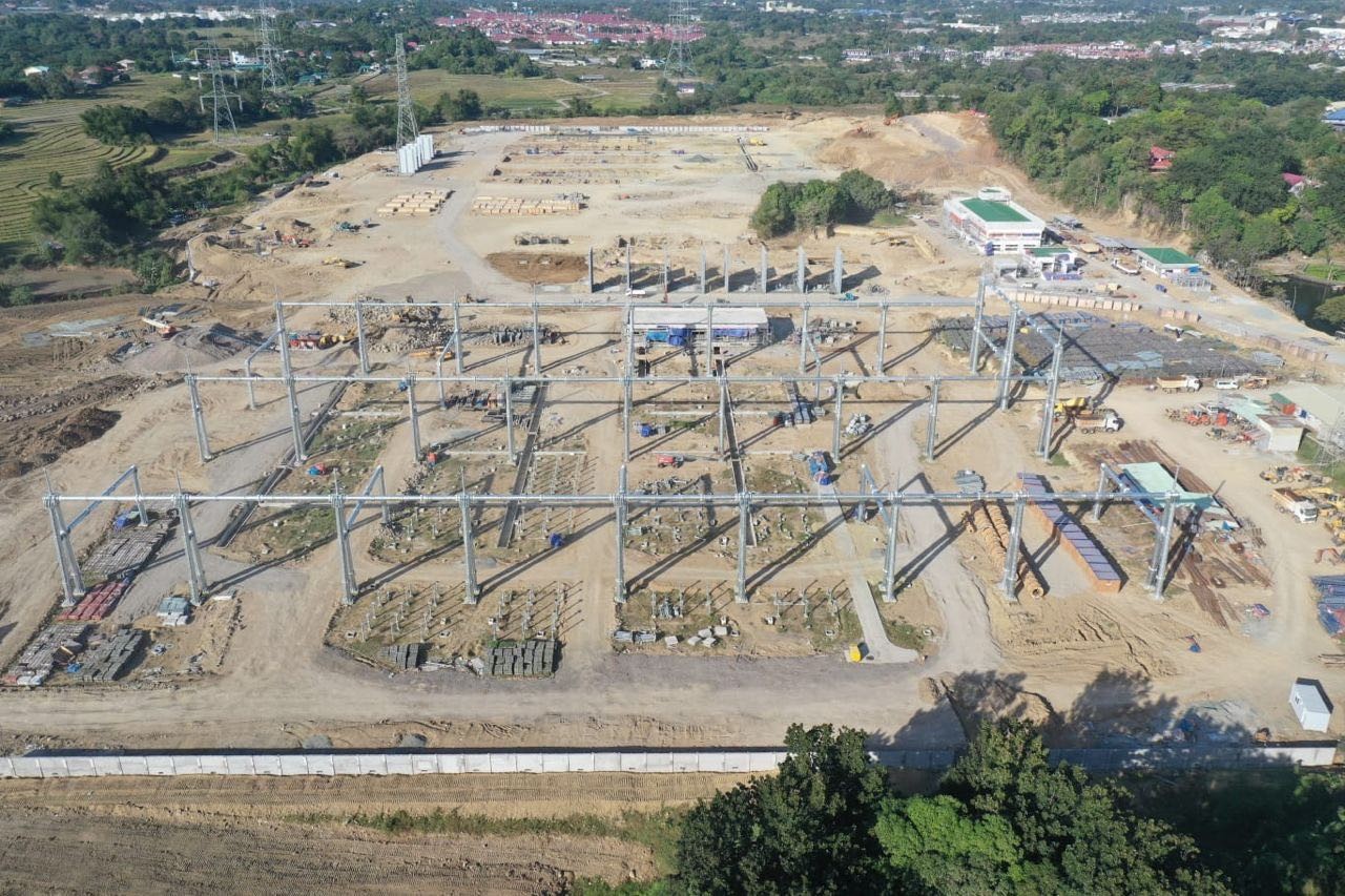 230KV Steel Tubular Gantry Structures to Philippines were successfully ...