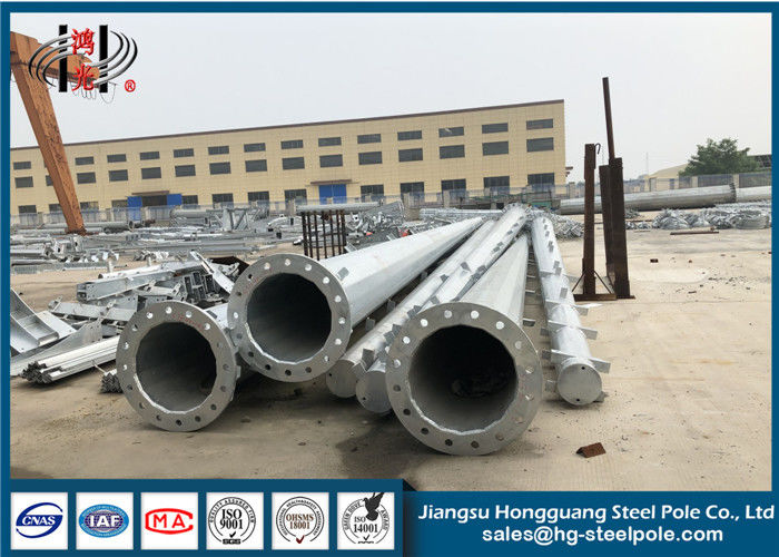 Octagonal Conical 8 Sides SS400 Electrical Power Pole