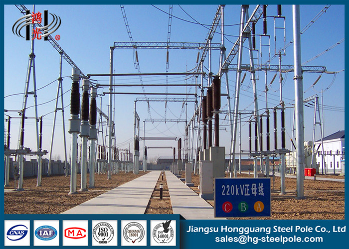 Galvanized Electric Substation Steel Structures for Power Transformer ...