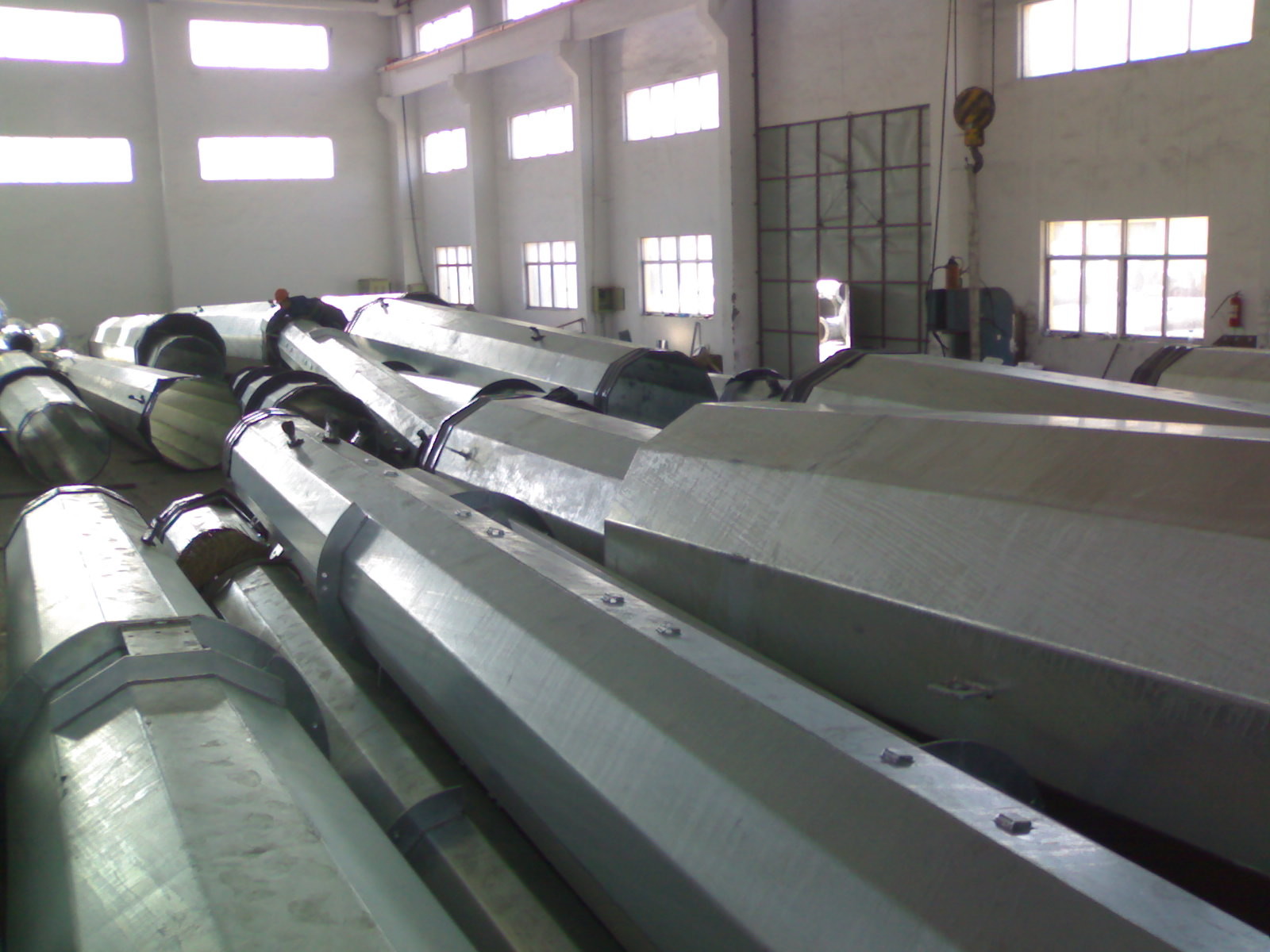 220KV Dodecagonal Hot Dip Galvanized Power Pole For Transmission Line