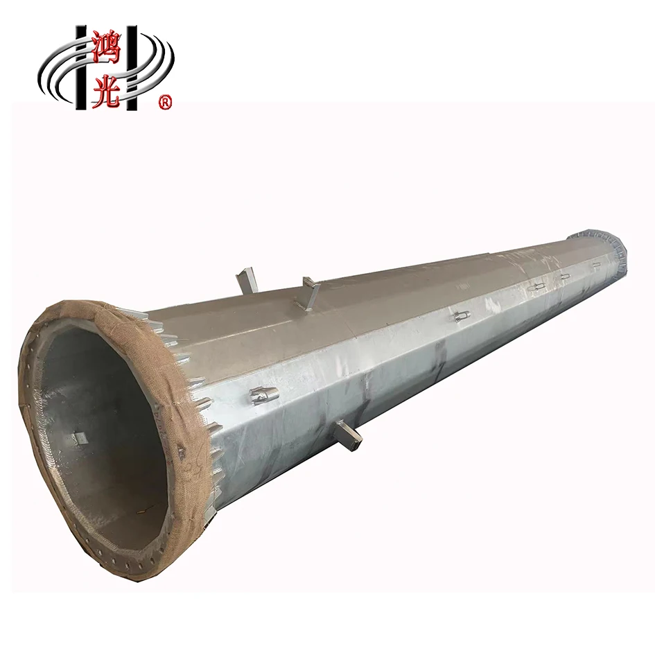 Customized Galvanized Tubular Steel Pole For Varied Installation Needs