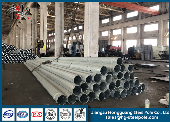 Electrical Power Transmission Poles Q355 Climbing Rung 500kg Design Load