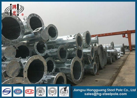 66KV Stainless Steel Electrical Power Pole Ample Supply And Prompt Delivery