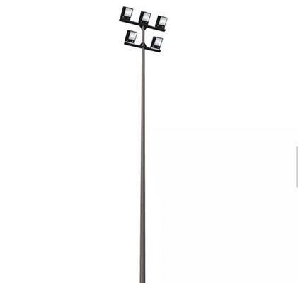 Q235 Tubular Steel Pole Hot Dip Galvanized Street Light Pole