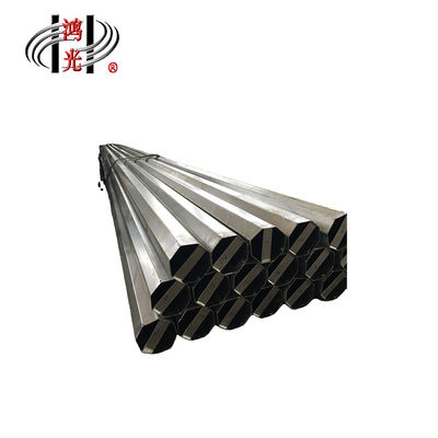 Variable Diameter Steel Tubular Pole Galvanized With Powder Coating