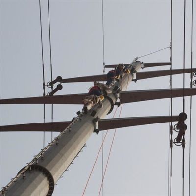 50m Steel Electric Pole Slip Joint Hot Dipped Galvanized Anchor Bolt