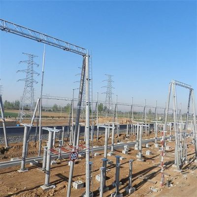 500kv Electric Power Transmission Line Substation Steel Structure ...