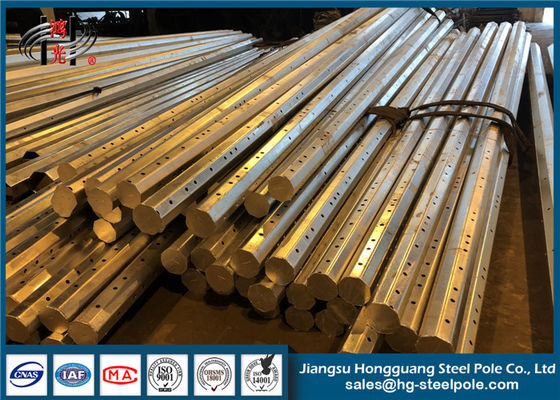 Hot Roll Steel Sheet Metal Fabrication Electric Power Pole Overlap ...