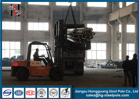 ISO 9001 Standard Steel Power Pole Sheet Metal Fabrication Electrical Poles