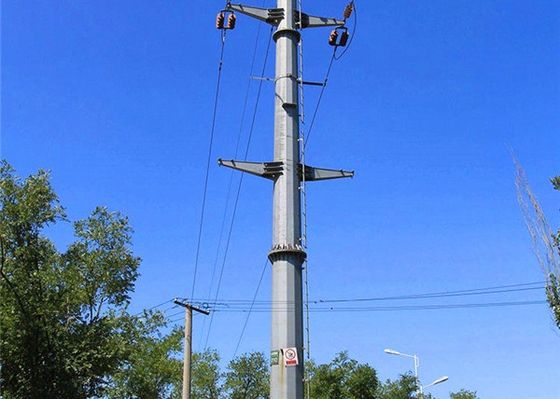 Stainless Electrical Post Steel Tubular Pole Galvanized For ...