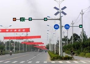 Traffic Industry Powder Coated Traffic Light Pole with Single Arm