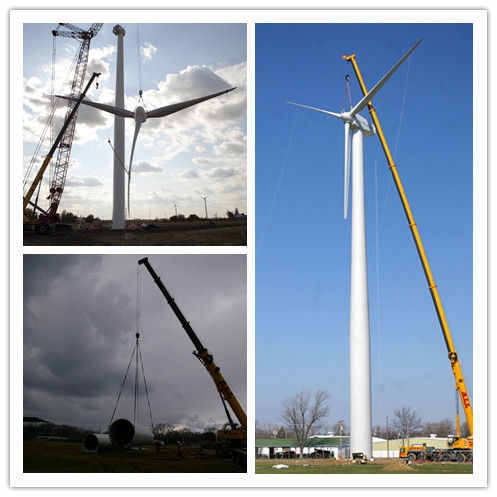 Tubular Wind Energy Tower Short Construction Cycle Wind Tower Monopole