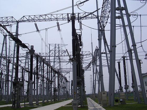 Electric Distribution Steel Frame Substation Structures for Power ...