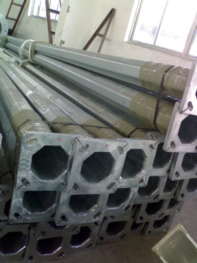2M - 30M Q345 Steel Hot Dip Galvanized Commercial Light Poles / Street ...