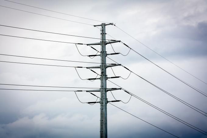110KV Steel Tubular Pole , Double Circuit Transmission Line Electric Poles