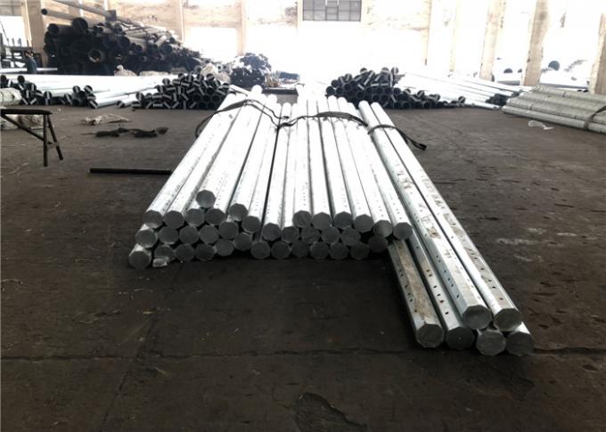 Direct Buried Electrical Post Transmission Electrical Power Pole ISO Passed