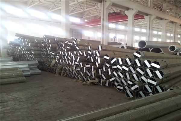 Q235 16m Once Forming Decorative Parking Lot Light Poles