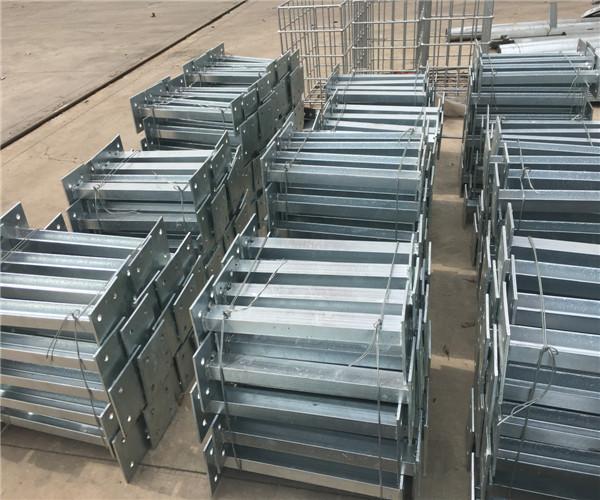 Four Lights Highway Lighting Pole Slip Joint Flange Connected 20W ...